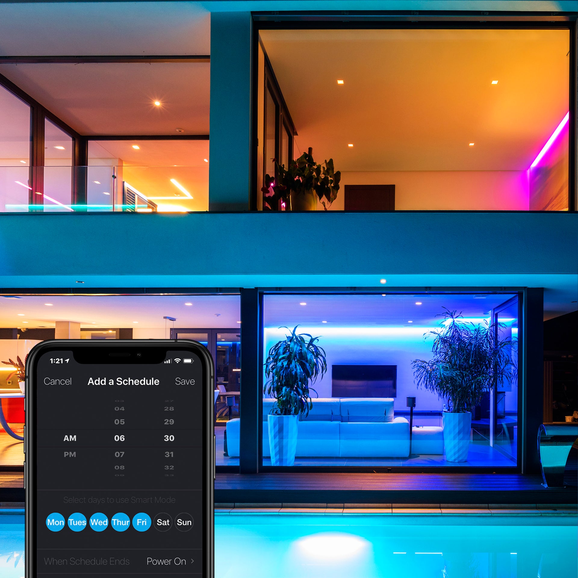 Smart Strip Lights: Customizable Colors, Voice Control | Merkury ...